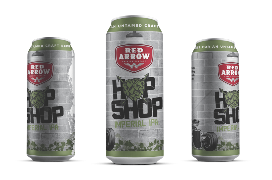 Hop Shop Imperial IPA | Seasonal Beers | Red Arrow Brewing Co.