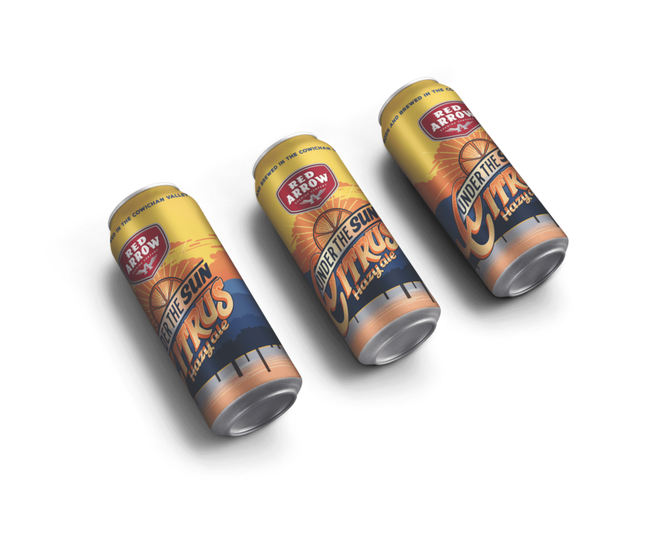 Under The Sun Citrus Hazy Ale | Seasonal Beers | Red Arrow Brewing Co.